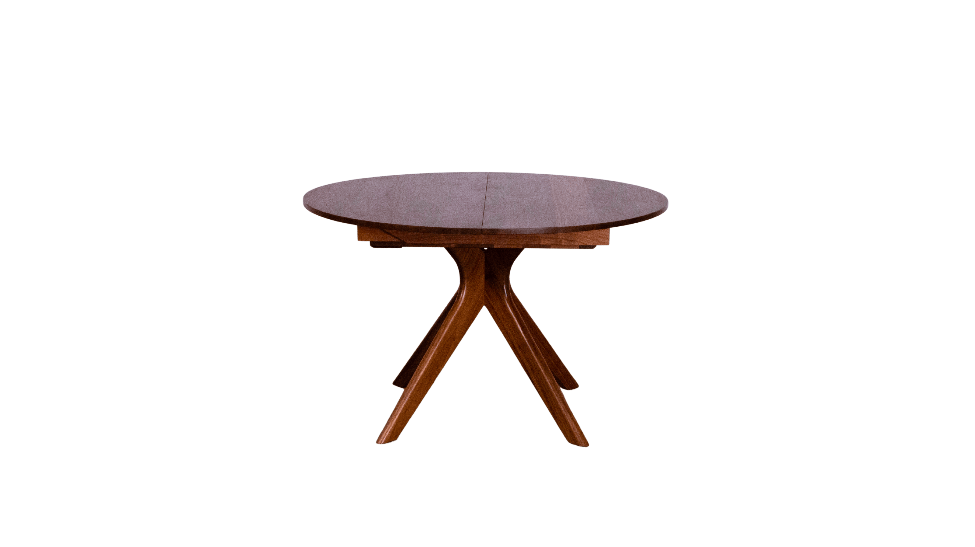 Strata Round Extendable Table - 100% Solid Wood - Columbus, Ohio