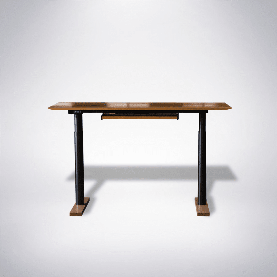 Enso Solid Wood Sit Stand Desk - Handmade in Columbus, Ohio