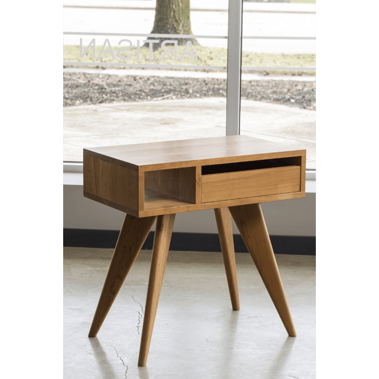 Modern Side Table - 100% Solid Wood - Handmade in USA – T.Y. Fine Furniture