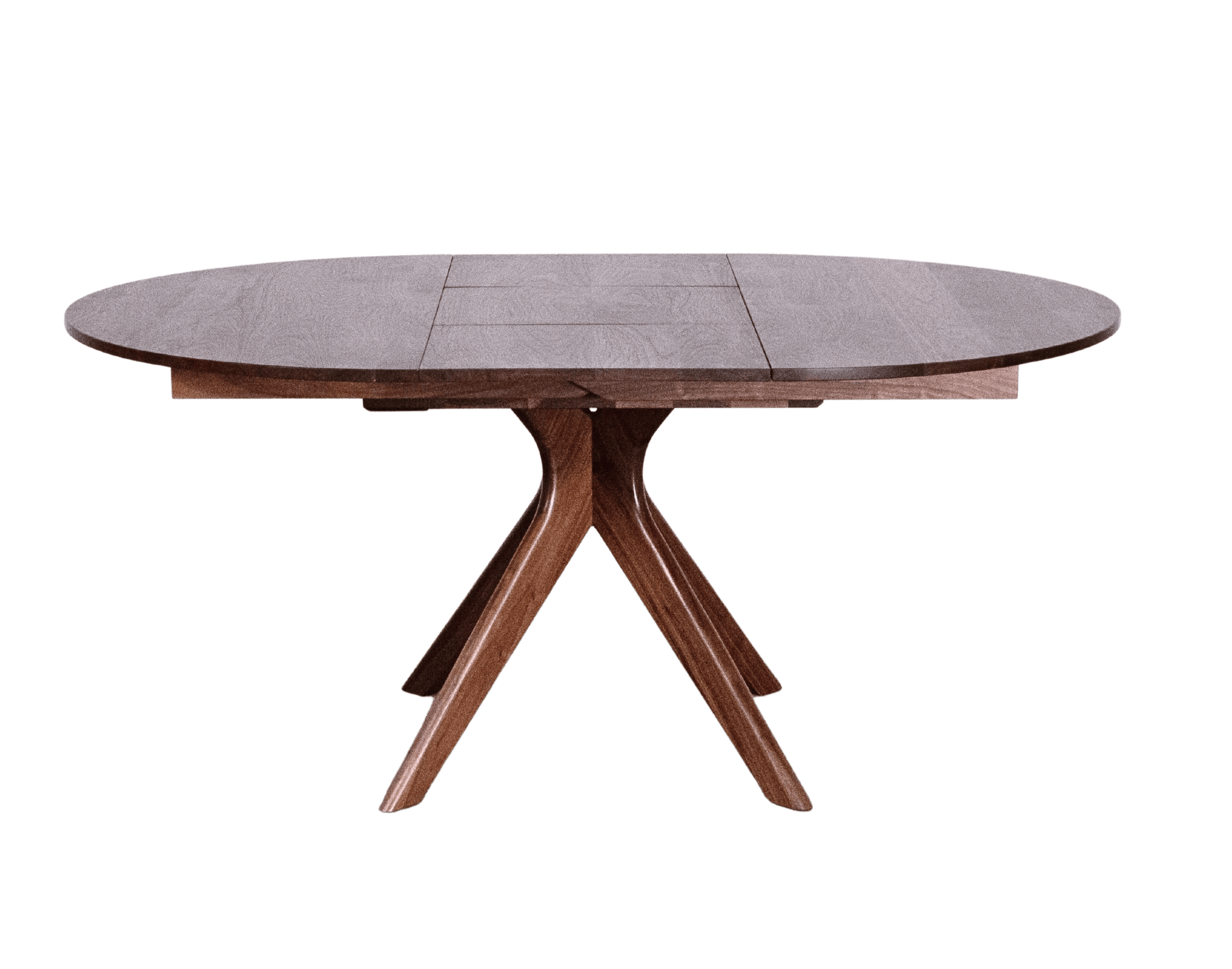 Strata Round Extendable Table - 100% Solid Wood - Columbus, Ohio