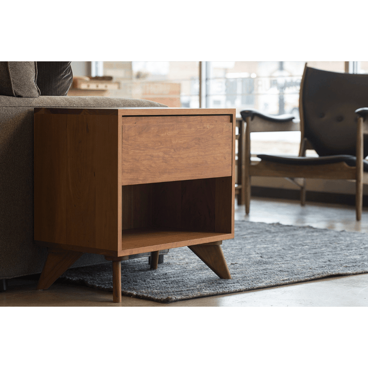 Modern Cube Side Table - 100% Solid Wood - Columbus, Ohio – T.Y. Fine ...