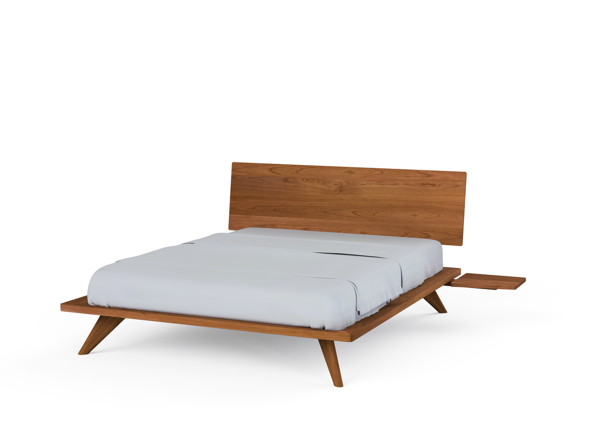 Nelson Platform Bed with Hairpin Legs - Solid Wood - Columbus, Ohio – T ...