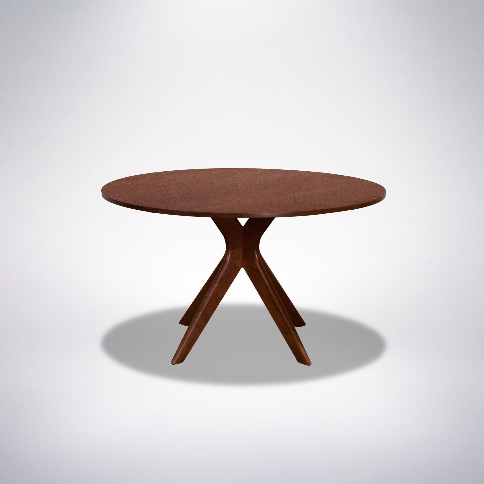 Strata Round Dining Table - 100% Solid Wood - Columbus, Ohio – T.Y ...