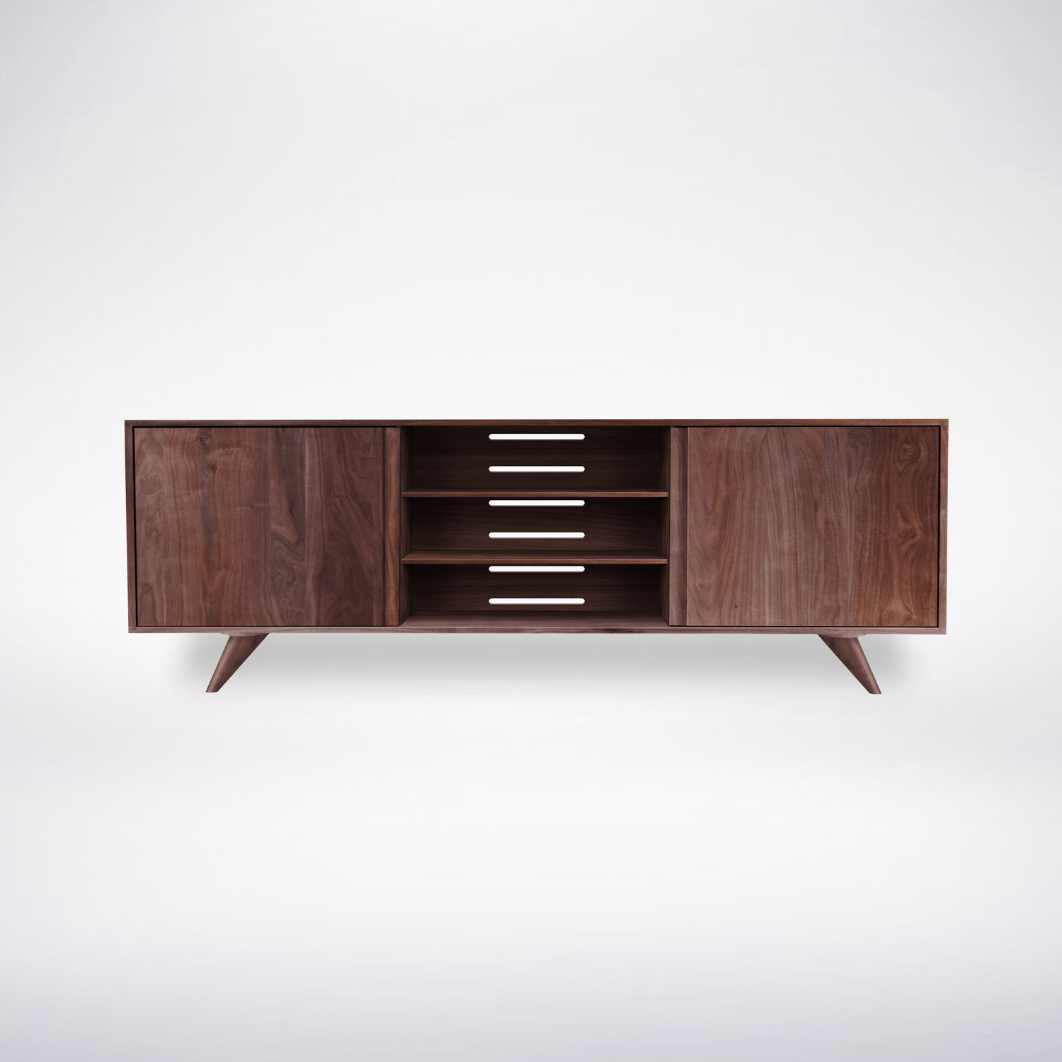 Modern Entertainment Console - Solid Wood - Columbus, Ohio – T.Y. Fine ...